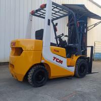 China Used Mini TCM Forklift 2.5t Capacity Diesel Engine Strong Power Construction Japanese Forklifts for sale