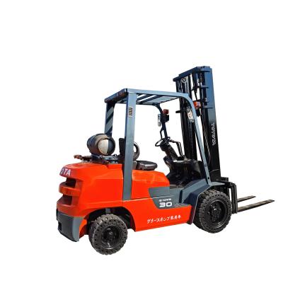 China Used Toyota 3-Ton LPG Forklift Offering 4.8-Meter Lift Height for sale