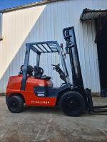 China Original Toyota FD35 Medium Cylinder Lift Forklift 3.5 Ton Forklift With Engine And Pump-Used for sale