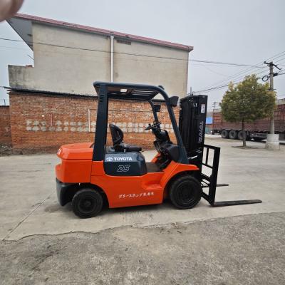 China Robust Used Diesel Forklift Offering 2800kg Lifting Capacity Suitable for Construction Site Material Handling for sale