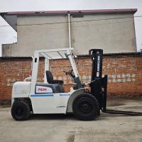 China Used TCM 5 Ton Diesel Forklift in White for Material Transport for sale