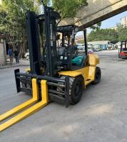 China Used Komatsu FD100 10 Ton Forklift 2023 Model Diesel Engine 1 Year Warranty Japanese Origin For Sale for sale