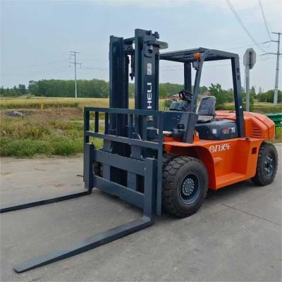China Good Performance High Quality Low Price Used HELI K60 FORKLIFT Machine Second Hand 6TON FORKLIFT For Sale for sale