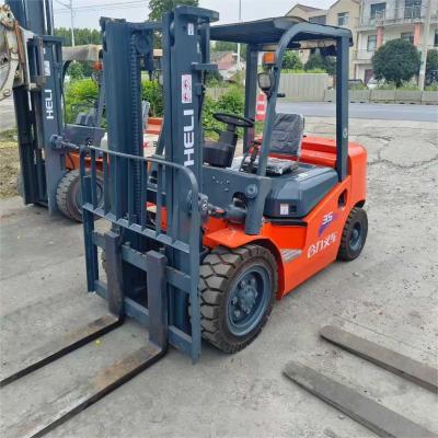 China Hot Sell Used Heli 3.5 Ton 35 Forklifts High Demand Mechanical Force 3.5 Tons Used Heli Diesel Forklifts for sale