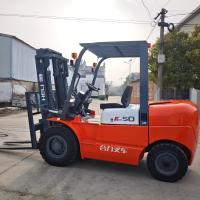 China Used HELI 5 Ton Heavy Duty Diesel Forklift 3m Lifting Height With 2 Stages Masts for sale