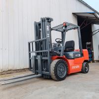 China Used Heli  3.5-Ton Diesel Forklift in Red with 3-Meter Lift for Factories and Logistics Centers for sale