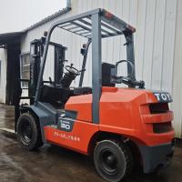 China Used Toyota 3-Ton LPG Forklift Offering 3-Meter Lift Height and Smooth Hydraulic System for sale