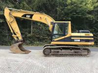 China 3066 ATAAC Engine 20 Ton 320C Used Track Excavator for sale