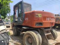 China Strong Power EX100 10T Wheeled Used Hitachi Excavator for sale