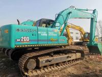 China 20 Ton 0.8m3 SK200-6 Crawler Used Kobelco Excavator for sale