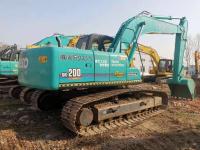 China 20 Ton 0.8m3 SK200-6 Crawler Used Kobelco Excavator for sale