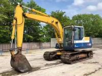 China Direct Injection Engine PC120-5 12T Used Wheel Excavator for sale