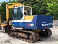 China Direct Injection Engine PC120-5 12T Used Wheel Excavator for sale