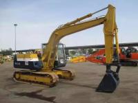 China Direct Injection Engine PC120-5 12T Used Wheel Excavator for sale