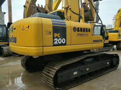 China Six Cylinder SAA6D102E-2 Engine PC200-7 Komatsu 20T Excavator for sale