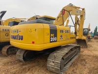 China Six Cylinder SAA6D102E-2 Engine PC200-7 Komatsu 20T Excavator for sale