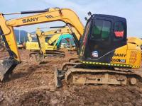 China Intercooling ISUZU Engine 7T SY75C Used Sany Excavator for sale