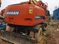 China Korea Grab 15T DH150W-7 Doosan Wheel Excavator for sale