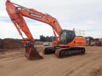 China Korea Breaking Hammer DX300 Used Doosan Excavator for sale