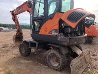 China Wood Grabber DX60-9C 6T Used Doosan Excavator for sale