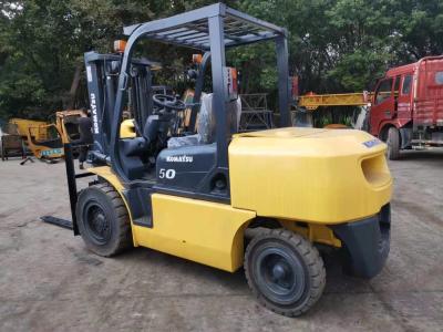 China Komatsu FD50 5 Ton Side Shift Second Hand Forklift for sale