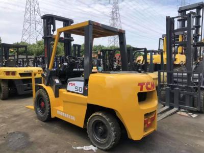 China Internal Combustion TCM FD50 5T 2nd Hand Forklift Trucks for sale