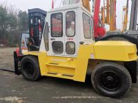 China 10T TCM FD100Z Second Hand Forklift , Used Heavy Duty Diesel Forklift for sale
