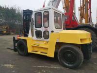 China 10T TCM FD100Z Second Hand Forklift , Used Heavy Duty Diesel Forklift for sale
