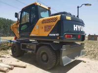 China Construction Equipment 15T R150WVS Hyundai Wheeled Excavator for sale