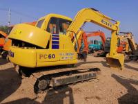 China Yellow Mini 12RPM 6300kg Komatsu PC60 7 Excavator for sale