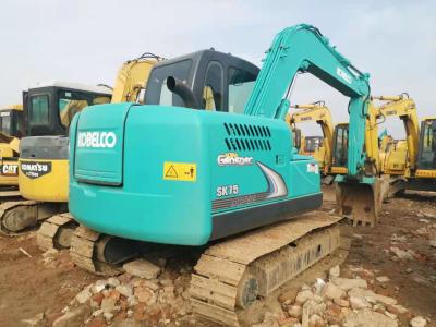 China Turbocharging Fuel Saving SK75-8 Used Kobelco Mini Excavator for sale