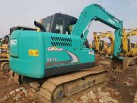 China Turbocharging Fuel Saving SK75-8 Used Kobelco Mini Excavator for sale