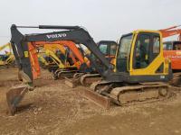 China 0.2m3 Bucket EC55 5 Ton Mini Used Volvo Excavator for sale