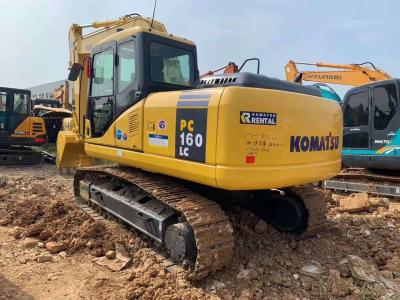 China 280L Fuel Tank 16T PC160-7 Used Komatsu Excavator for sale