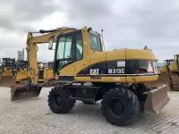 China Second Hand 12T M312B Caterpillar Wheeled Excavator for sale