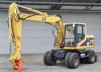 China Second Hand 12T M312B Caterpillar Wheeled Excavator for sale