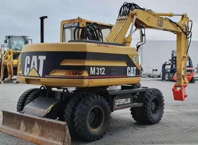 China Second Hand 12T M312B Caterpillar Wheeled Excavator for sale