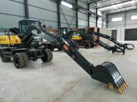 China Xinyuan XY75W Used Excavator Equipment , 7T Used Wheeled Excavator for sale