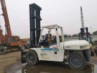China 10T TCM FD100Z Second Hand Forklift Gantry Height 6m for sale