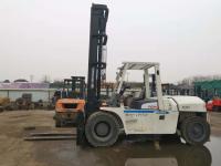 China 10T TCM FD100Z Second Hand Forklift Gantry Height 6m for sale