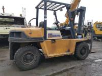 China FD50-6 5 Ton Diesel Used Komatsu Forklift 1450mm Width for sale