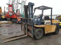 China FD50-6 5 Ton Diesel Used Komatsu Forklift 1450mm Width for sale