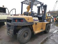 China FD50-6 5 Ton Diesel Used Komatsu Forklift 1450mm Width for sale
