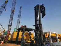China 5t Toyota 7FD50 Used Diesel Forklift With Round Holding Clip for sale