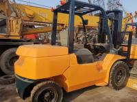 China 5t Toyota 7FD50 Used Diesel Forklift With Round Holding Clip for sale