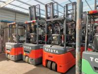 China Toyota 0.7T 1.5T Full Exchange Second Hand Forklift for sale