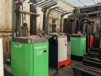 China Three Fulcrum 1.8T Second Hand Toyota Forklifts Forward Moving for sale