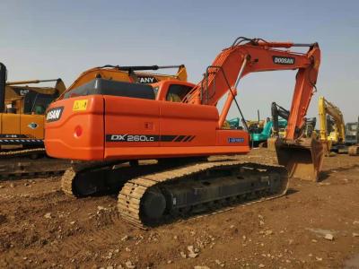 China 6245mm Boom DX260 Used Doosan Excavator 1.27m3 Bucket for sale
