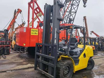 China Komatsu FD50 Used Diesel Forklift Special Genus 5T for sale
