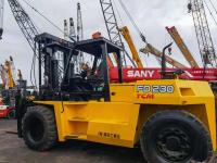 China Second Hand 23 Ton FD230Z TCM Diesel Forklift With ISUZU Engine for sale